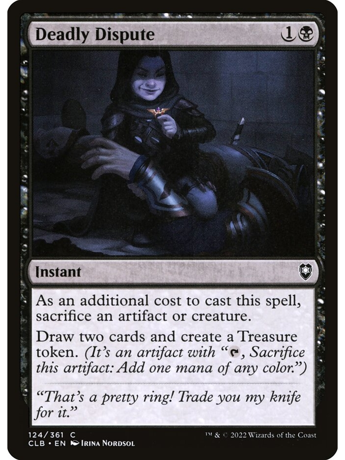 Deadly Dispute CLB Commander Legends: Battle for Baldur's Gate การ์ด ...