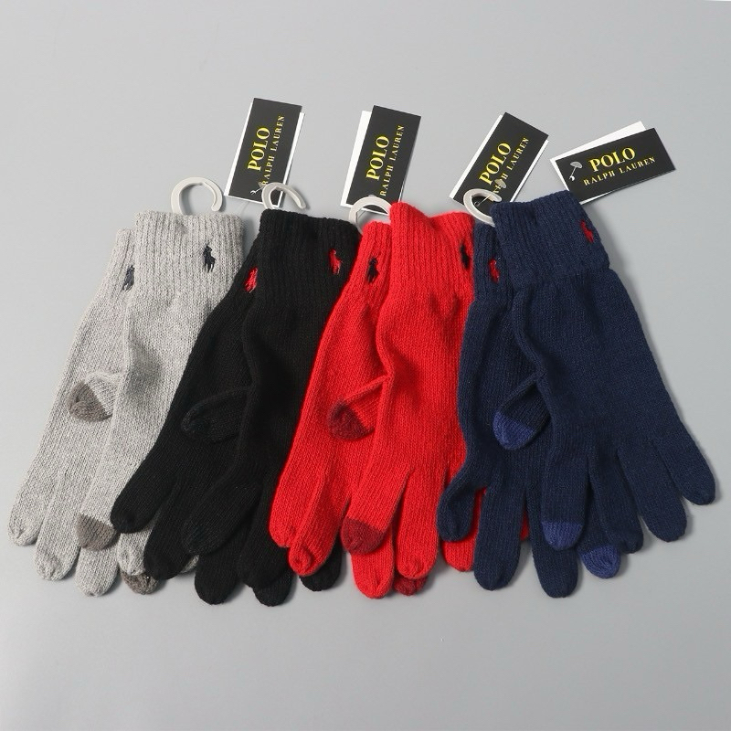P.OLO Ralph Lauren. ถุงมือไหมพรมกันหนาว มี4สี | Shopee Thailand