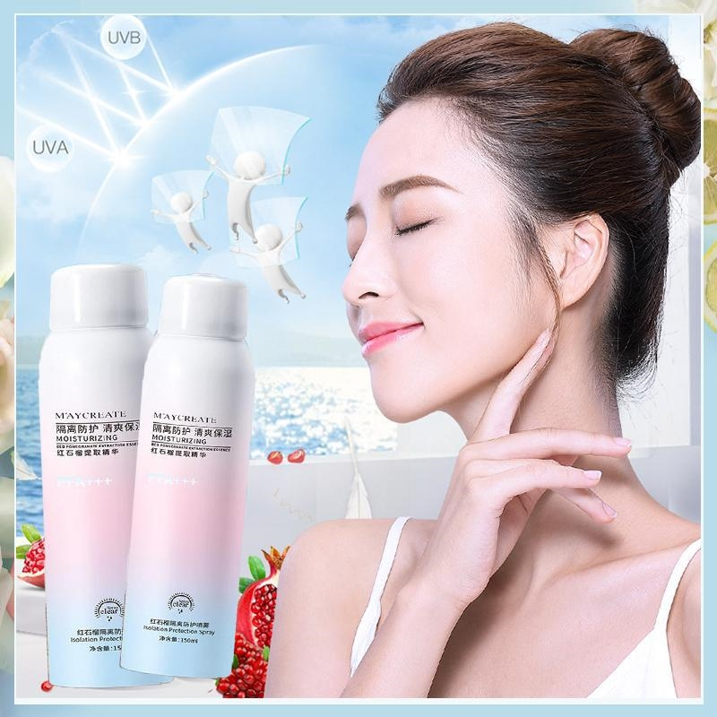 สเปรย์กันแดด MAYCREATE Sunscreen Spray UV SPF 50 PA+++ 150 ml | Shopee ...