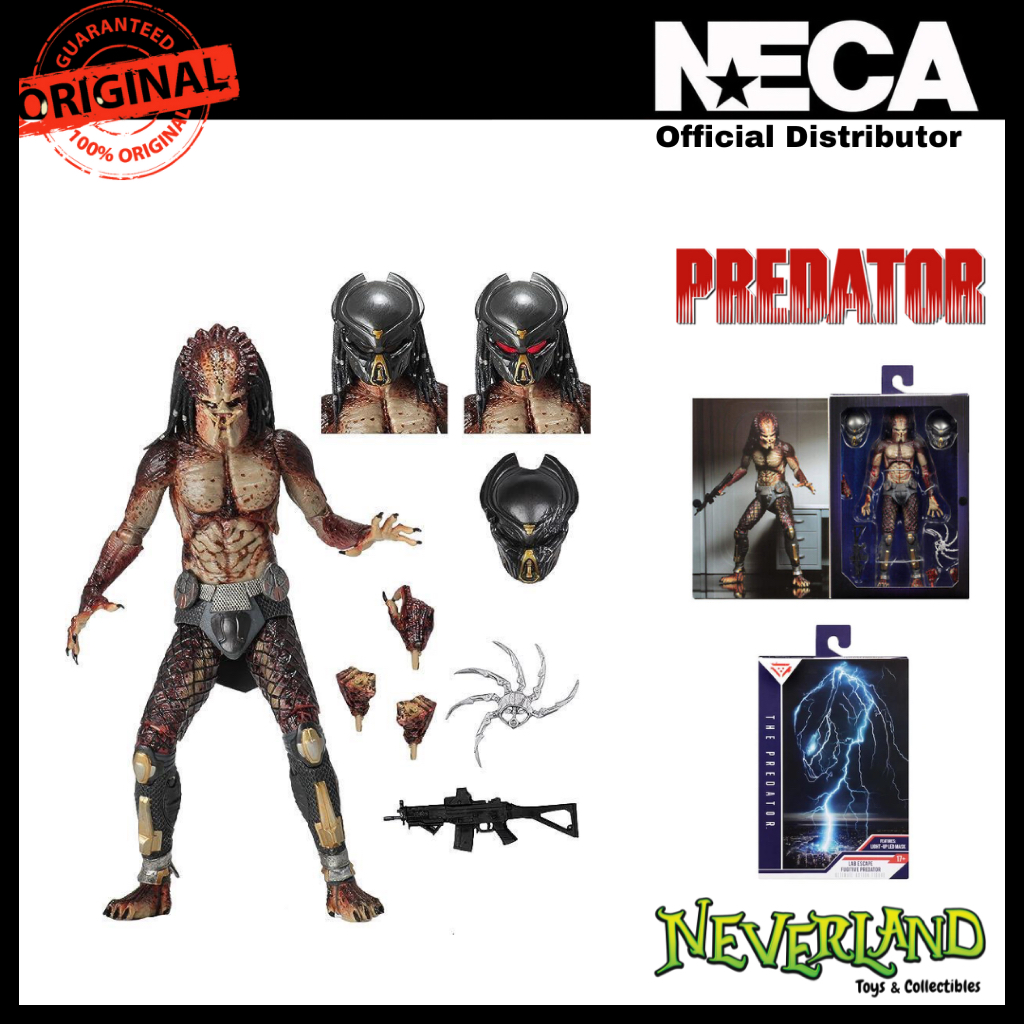 (NECA) Predator (2018) - 7" Scale Action Figure - Ultimate Fugitive ...