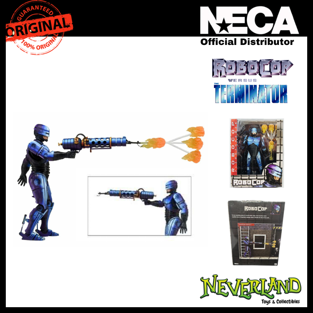 (Sold Out) NECA "RoboCop Vs. The Terminator" - Flamethrower Robo Cop ...