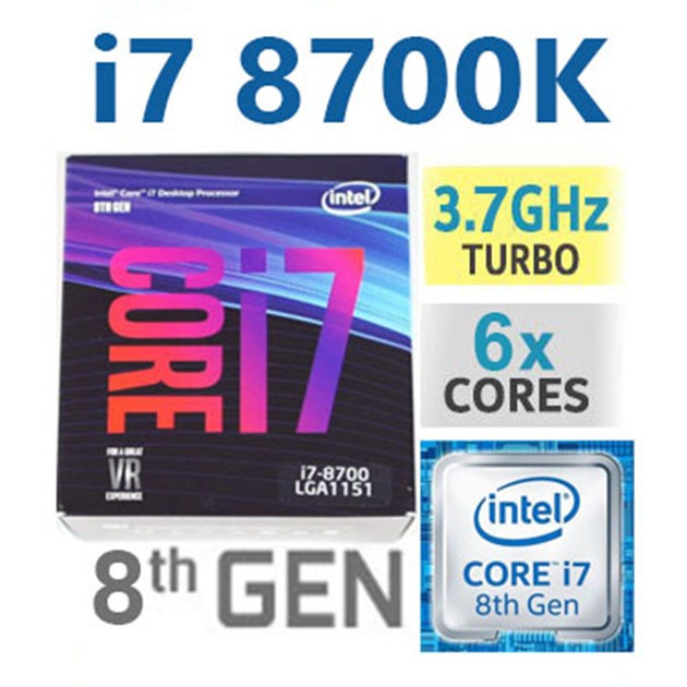 CPU INTEL CORE i7 8700K (Socket 1151V2) มือสอง พร้อมส่ง แพ็คดีมาก ...
