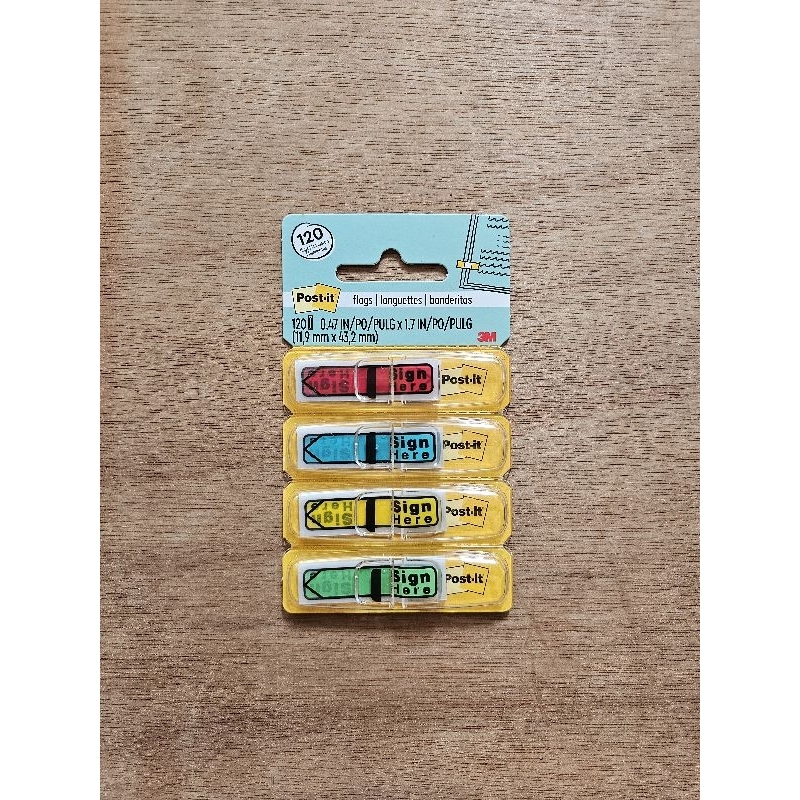 Post-it Flags 3M เบอร์ 684-SH Sigh Here | Shopee Thailand