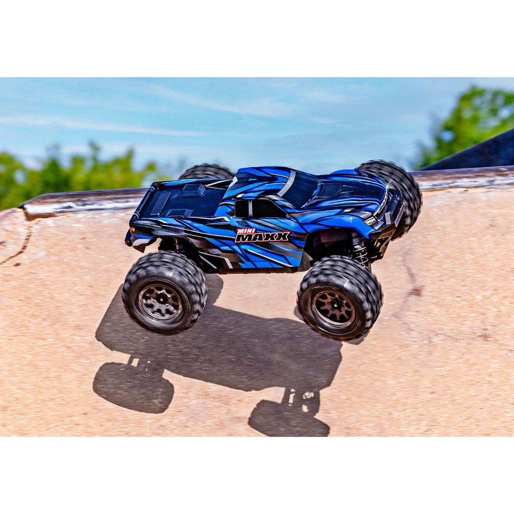 Traxxas Mini Maxx Bl 2s รถบังคับวิทยุไฟฟ้า วิ่งเร็วสุด 48 มาพร้อม