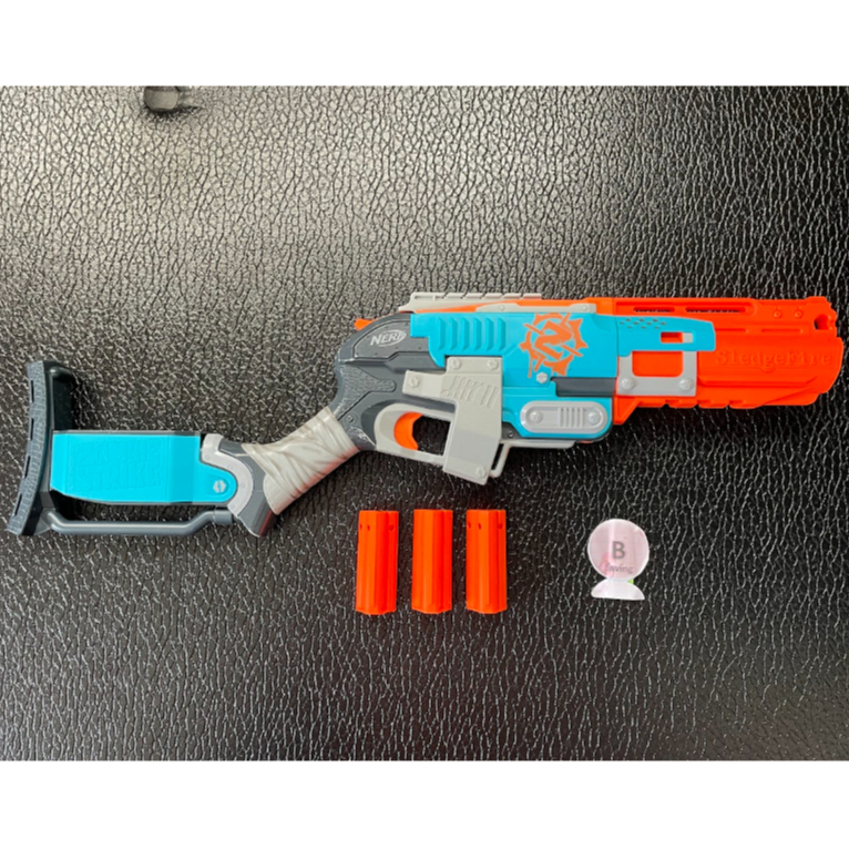 ปืนnerf รุ่น "ZOMBIES SLEDGE FIRE พร้อม 3 ปลอกกระสุนแท้ ครบชุด" กระสุน ...