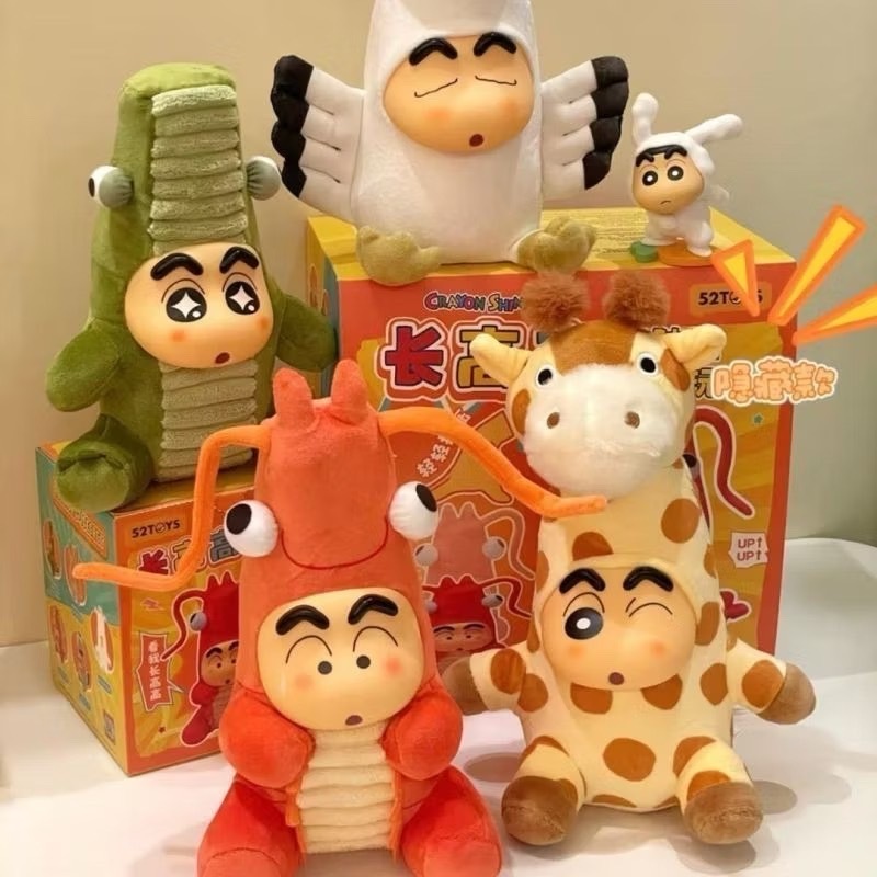 ⚡️พร้อมส่ง Crayon Shin-chan Growing Fun Series แบบสกุชชี่นุ่มคืนตัวช้า ...