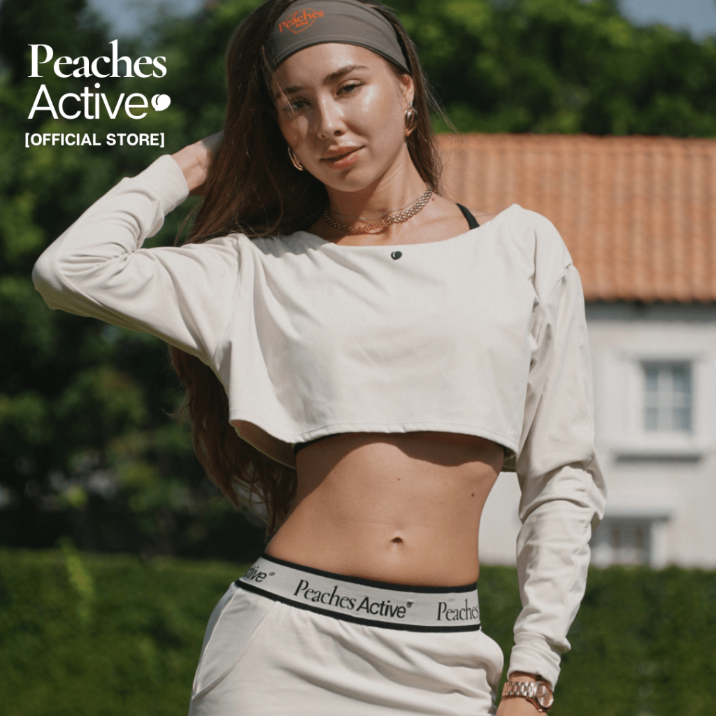 Peaches Active - 2-Way Shrug แมตช์ได้ทุกลุค จบในตัวเดียว | Shopee Thailand