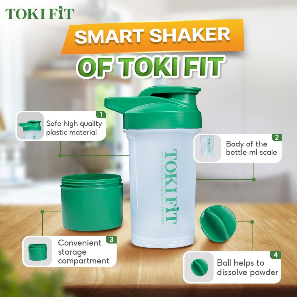 [GIFT] TOKI FIT เครื่องปั่นอัจฉริยะ สะดวก ความจุ 450ml วัสดุพลาสติก ...