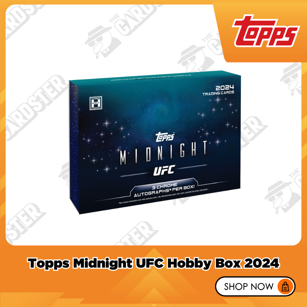 [พร้อมส่ง !!!] กล่องสุ่ม การ์ดมวยกรงเหล็ก UFC Topps® Midnight UFC ...