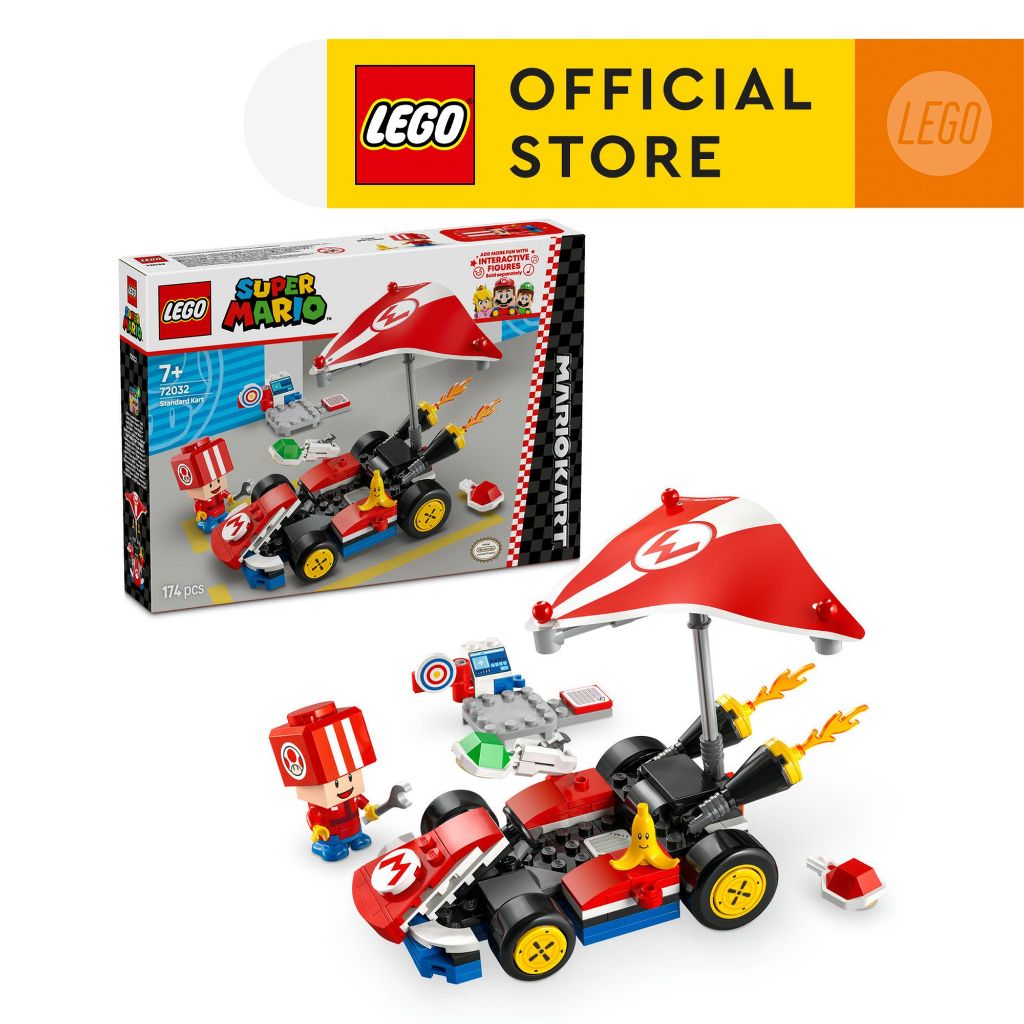 LEGO Super Mario 72032 Mario Kart – Standard Kart (174 Pieces) | Shopee Thailand
