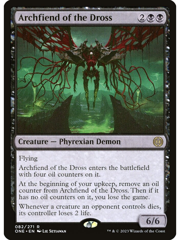 Archfiend of the Dross ONE Phyrexia: All Will Be One การ์ด Magic the ...