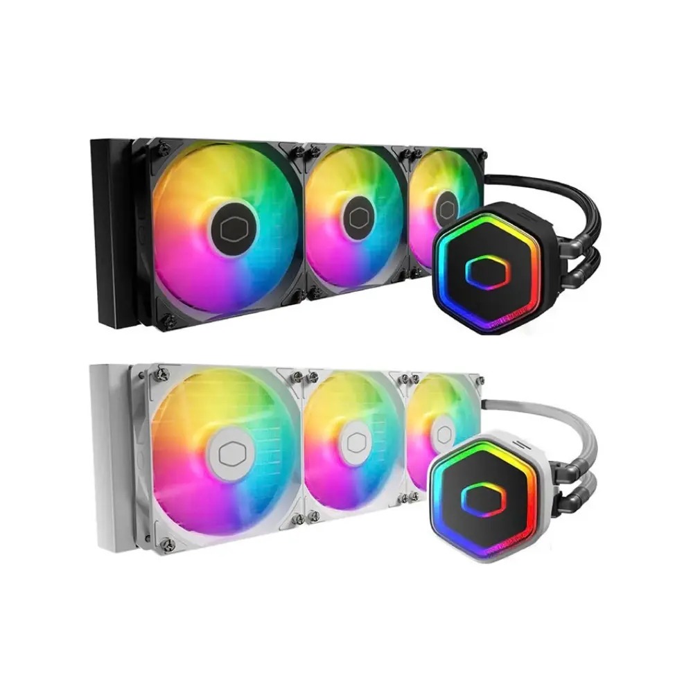 AIO CPU LIQUID COOLER MASTER MasterLiquid 360 Core SI Black / White MLW ...
