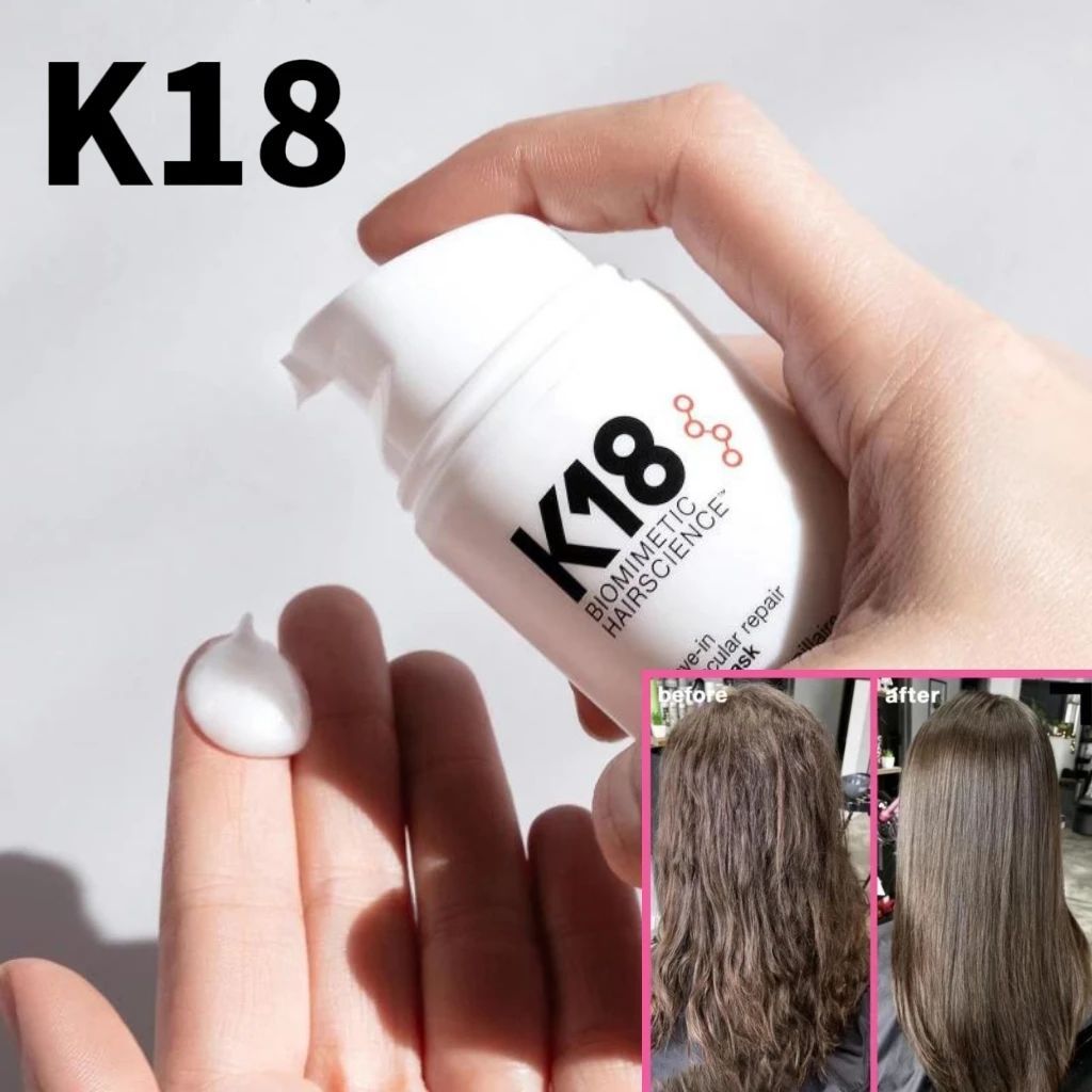 พร้อมส่งK18 HAIR LEAVE-IN MOLECULAR REPAIR HAIR MASK 50ML บำรุงผมเสีย ...