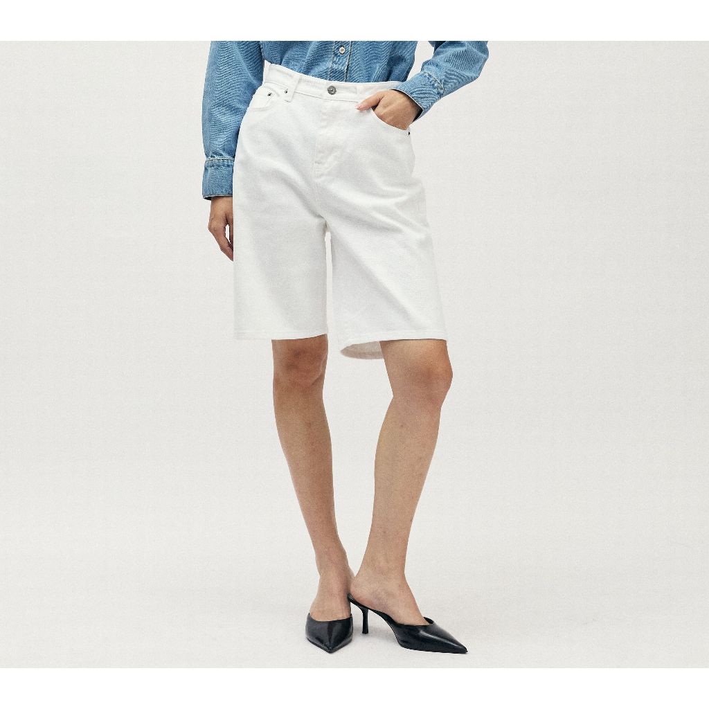 AIMER - Essential Denim Shorts กางเกงยีนส์ ขาสั้น | Shopee Thailand