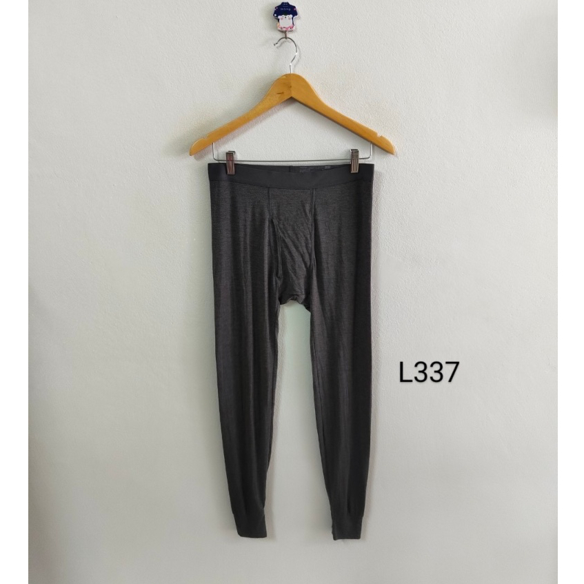 L(ช) Heattech รุ่นใหม่ (L337) แบรนด์ uniqlo ยูนิโคล่ กางเกงลองจอน ชาย ...