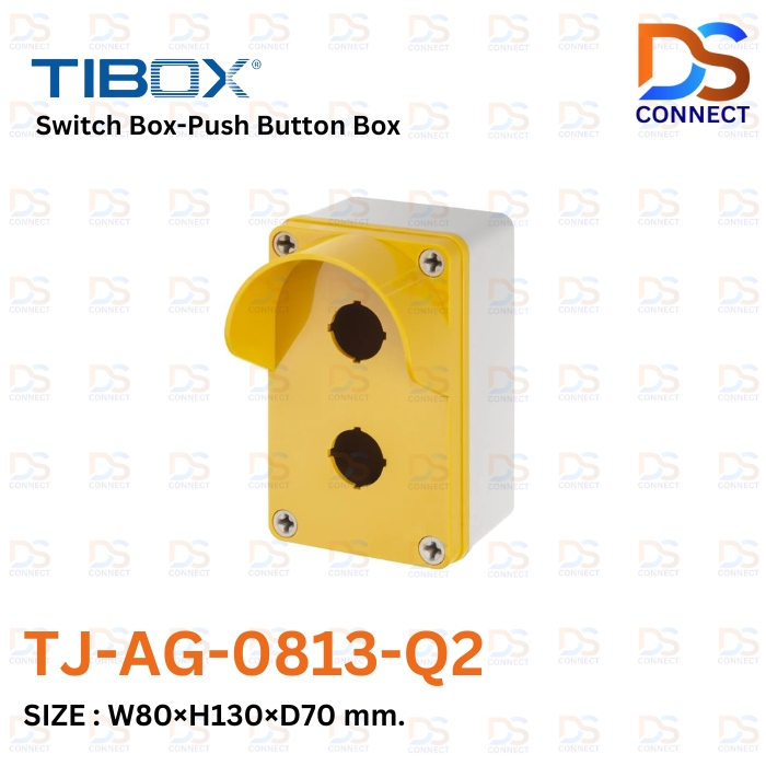 TJ-AG-0813-Q2 Switch Box-Push Button Box 2 Hole กล่องพลาสติกใส่ปุ่มกด 2 ...