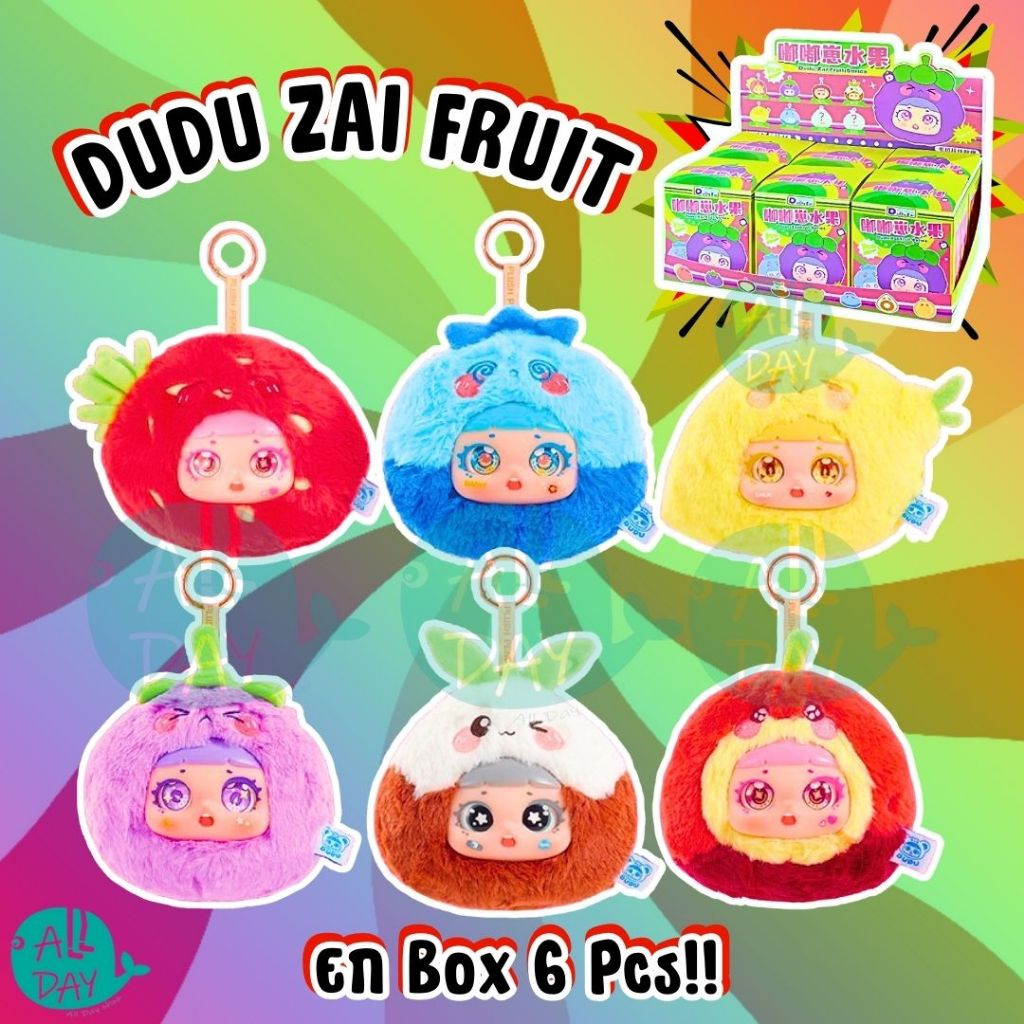กล่องจุ่ม DUDUZAL FRUITS (1จุ่ม 1 ตัว )ซีรีย์ผลไม้ ของแท้100% พวงกุญแจ ...
