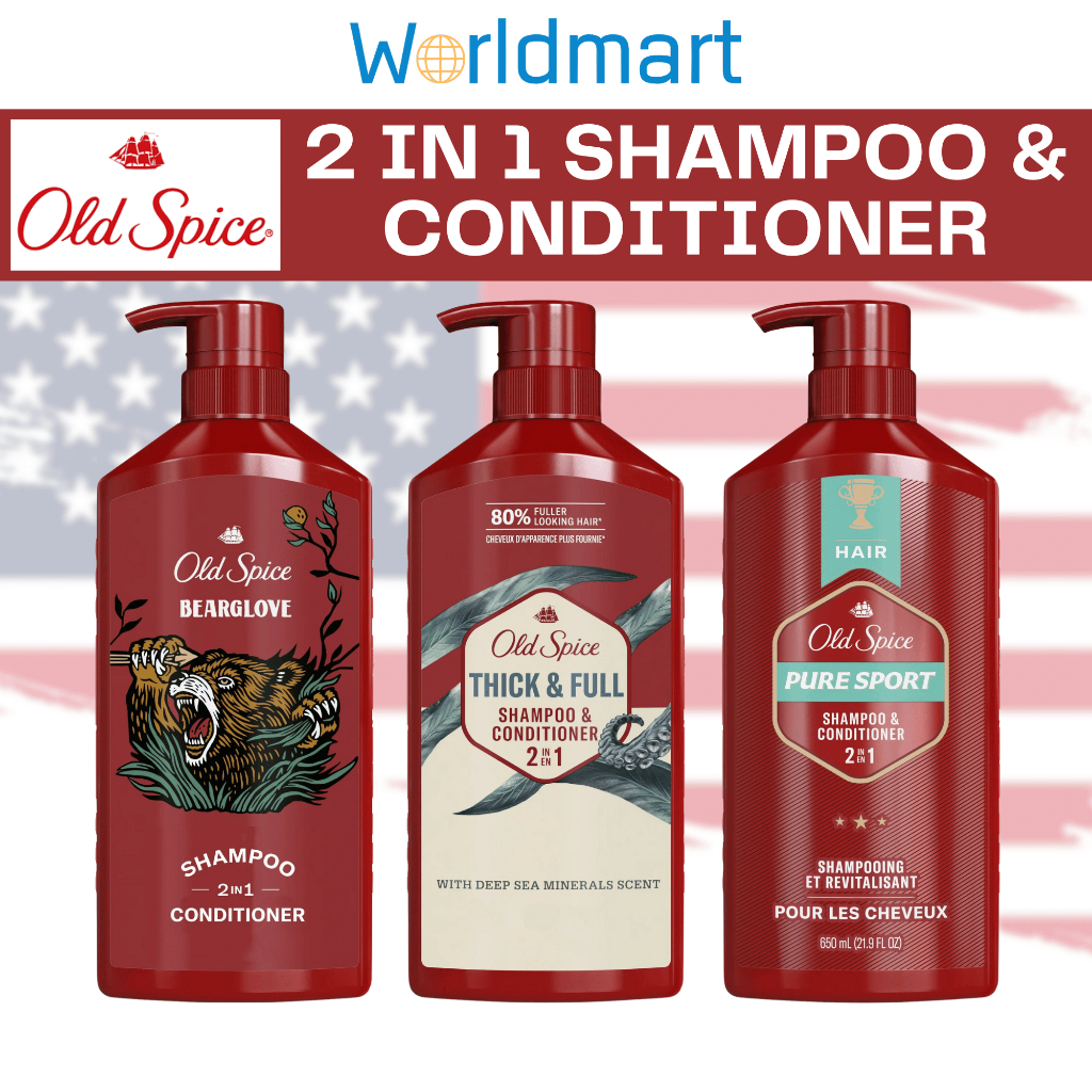 Old Spice Shampoo & Conditioner 2IN1 แชมพู/ครีมนวด 2in1 (พร้อมส่ง ...