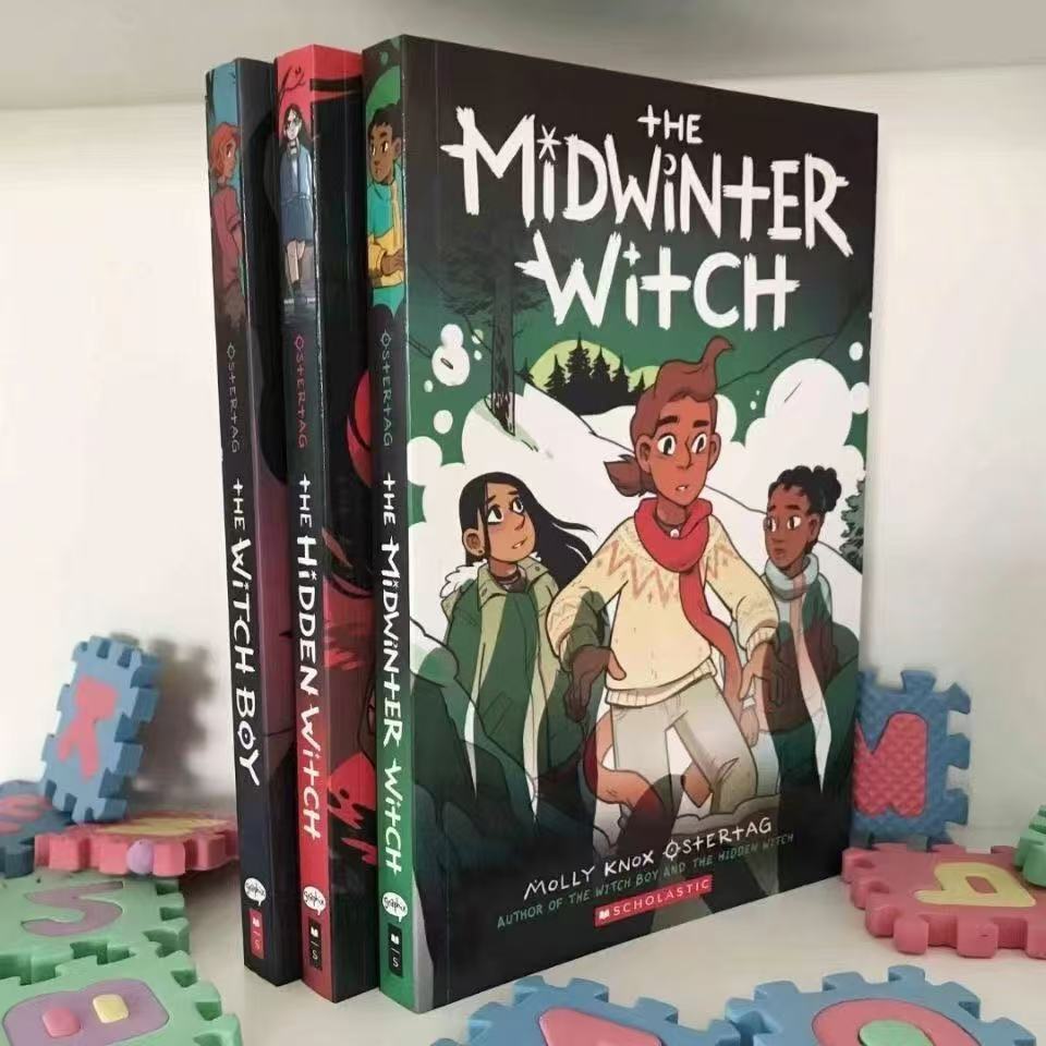 Witch Boy Trilogy 3 เล่มโดย Molly Knox Ostertag หนังสือการ์ตูนภาษา ...