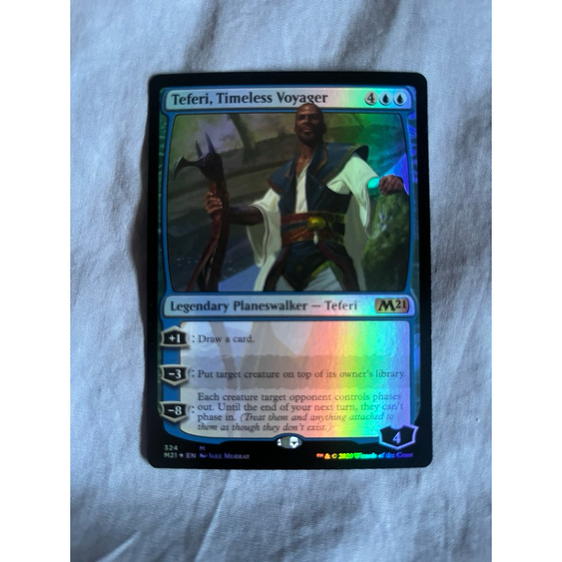 การ์ด MTG Teferi, Timeless Voyager Foil Blue Magic the Gathering EDH ...