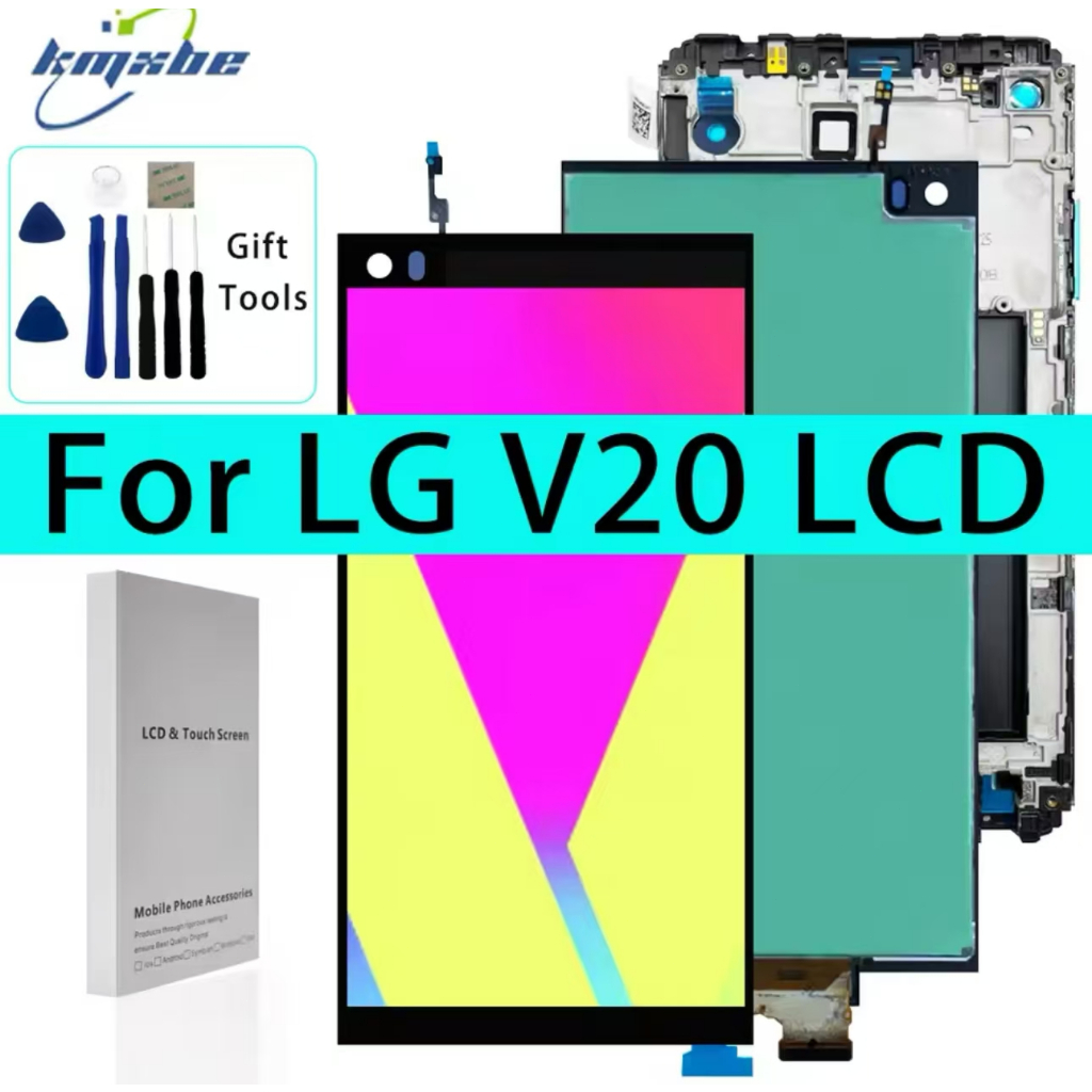 5.7 นิ้วต้นฉบับ LG V20 จอแสดงผล LCD Touch Screen Digitizer สำหรับ LG H990 H918 H910 LS997 US996 ...