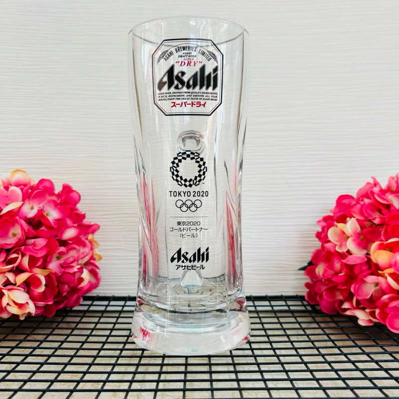 แก้วเบียร์ ขนาดใหญ่ ASAHI DRAFT BEER SUPER DRY ลาย TOKYO 2020 ของแท้ ...