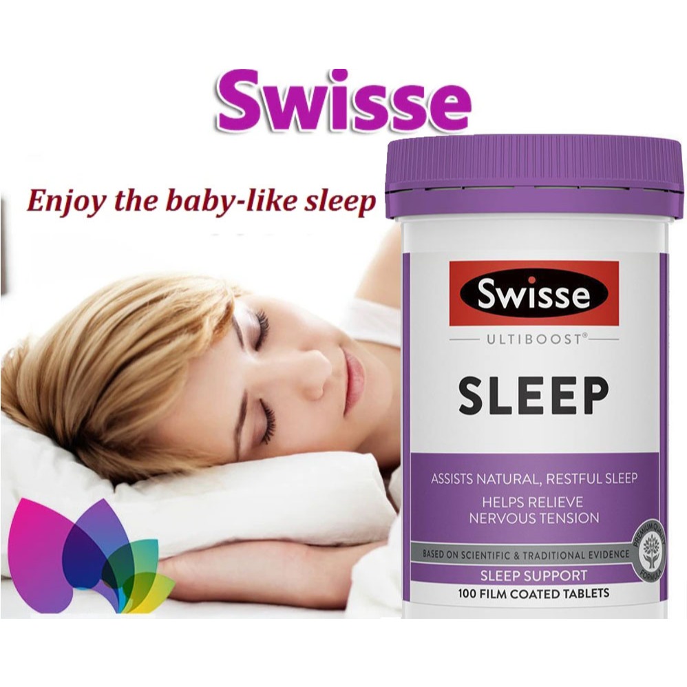 พร้อมส่ง Exp.07/26 Swisse Ultiboost Sleep 100 Tablets นำเข้าออสเตรเลีย | Shopee Thailand