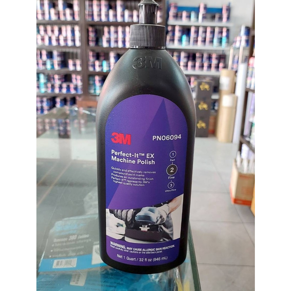 น้ำยาขัดสีรถ3M Perfect-It EX Machine Polish PN06094 ใช้ลบรอยวนของขนแกะ ขนาด946ml | Shopee Thailand