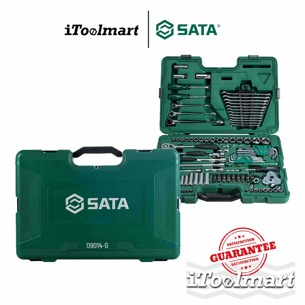 SATA ชุดเครื่องมือช่าง 128 ชิ้น SC09014G | Shopee Thailand