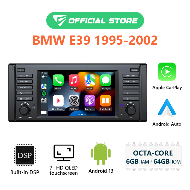 Eonon จอ android รถยนต์ BMW E39 Android 13 พร้อม Apple CarPlay และ ...