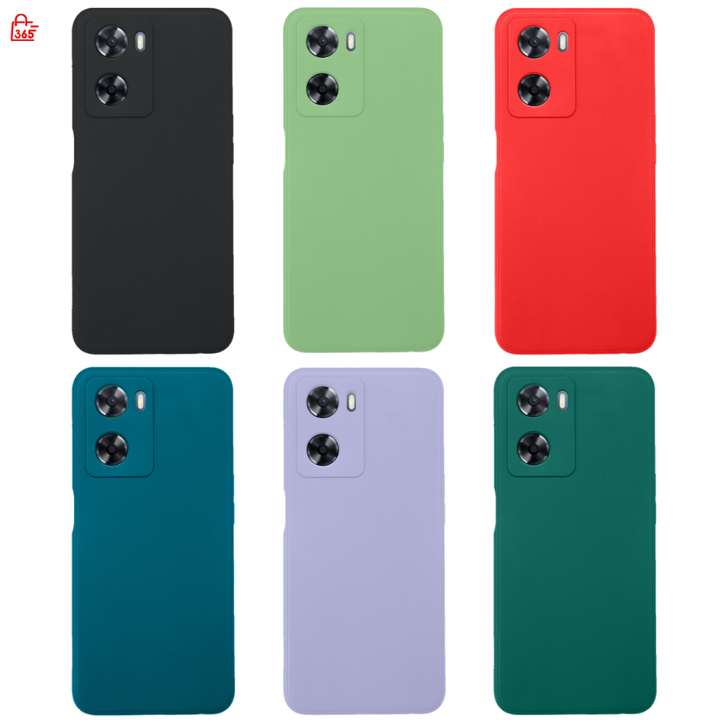 เคส สำหรับ OPPO A57 4G CPH2387 เคสซิลิโคนนิ่ม สีพื้น กันกล้อง TPU บาง ...