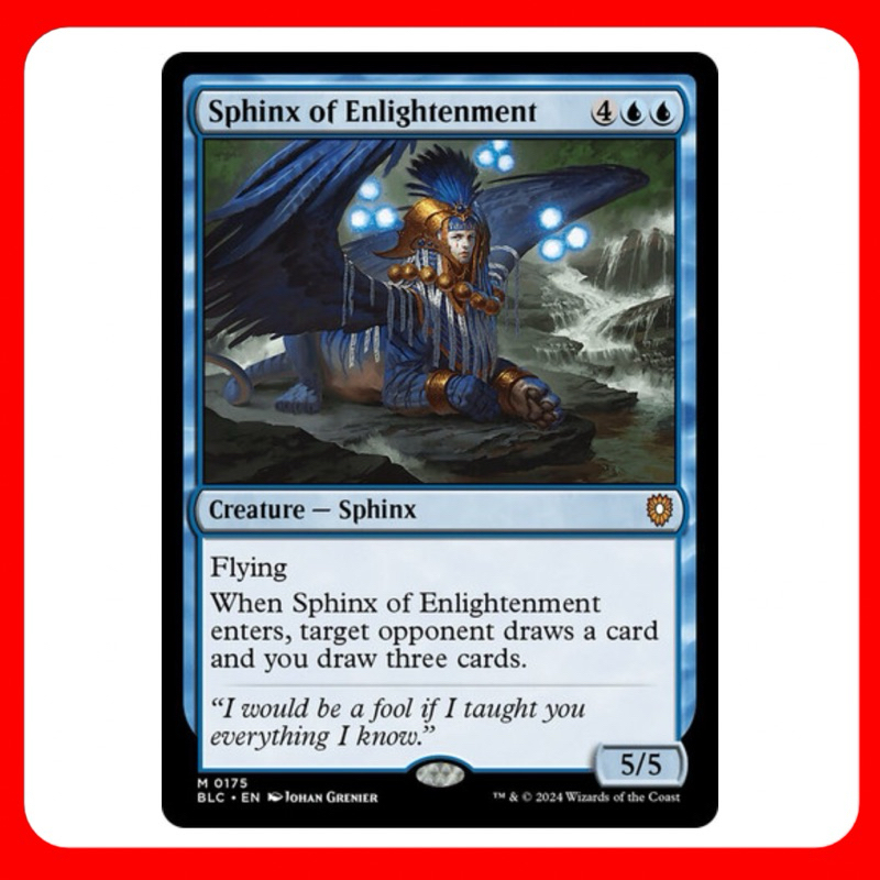 [MTG] Sphinx of Enlightenment [BLC] [BLUE] [MYTHIC] [NORMAL] [ENG ...
