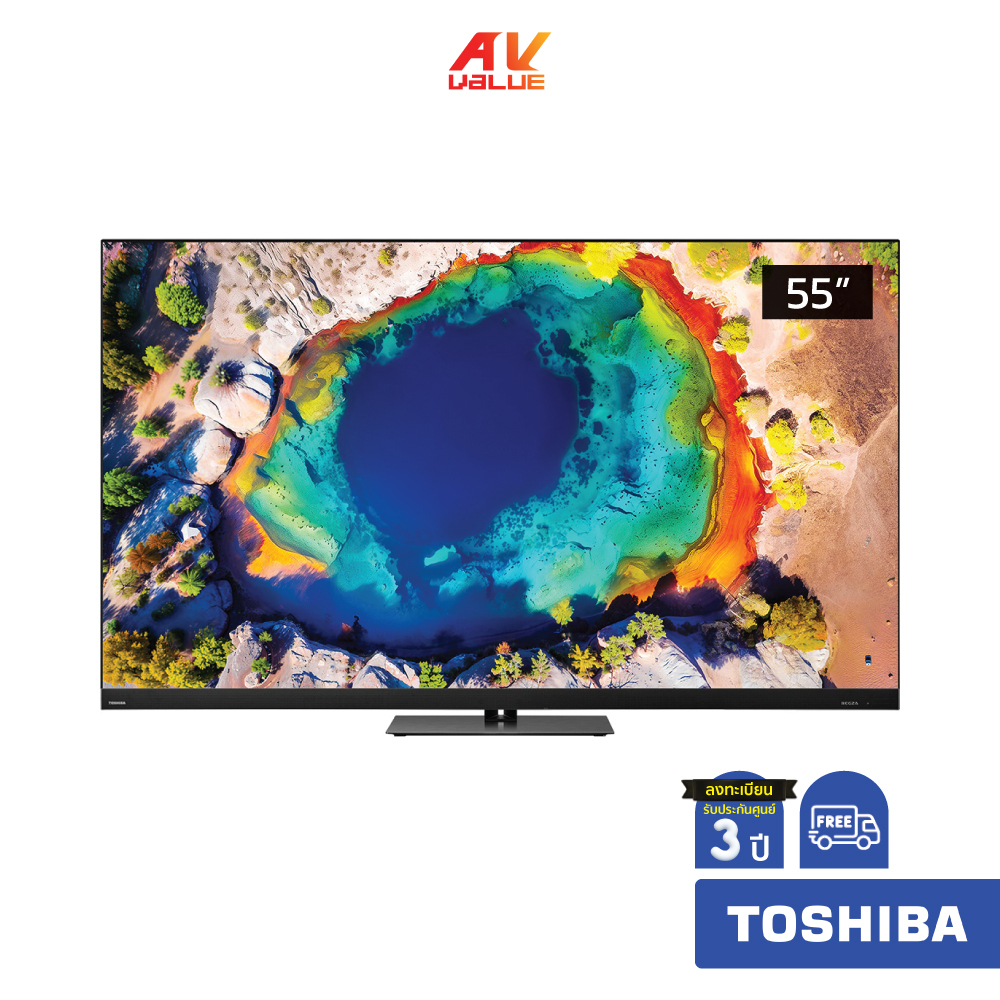 Toshiba 4K Mini LED TV รุ่น 55Z870NP ขนาด 55 นิ้ว Z870N Series ( 55Z870N , Z870NP ) | Shopee ...