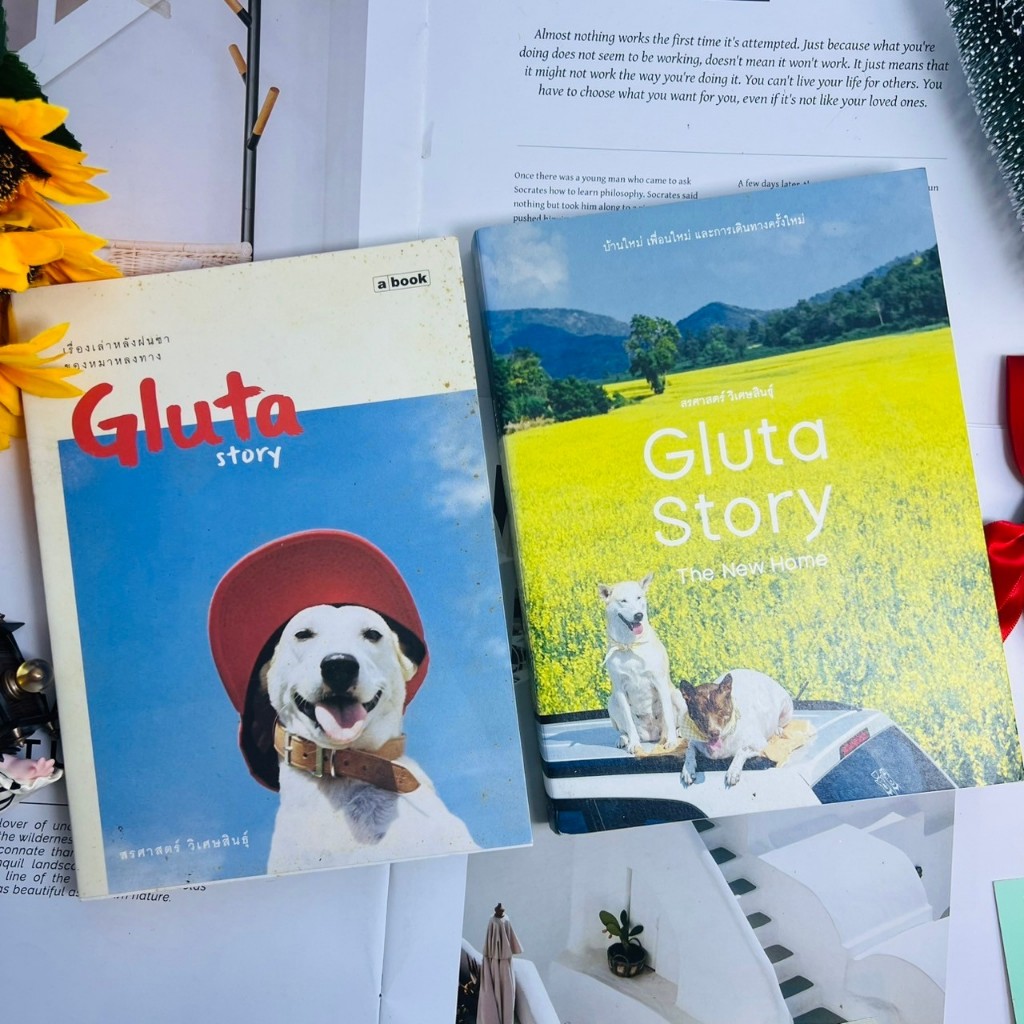 หนังสือ gluta story เรื่องเล่าหลังฝนซาของหมาหลงทาง, Gluta Story The New ...