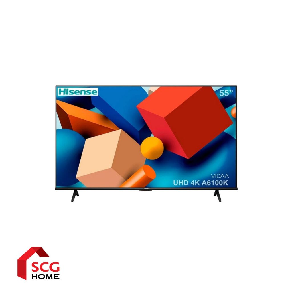 Hisense TV 55A6100K ทีวี 55 นิ้ว LED 4K, VIDAA รุ่น 55A6100K | Shopee ...