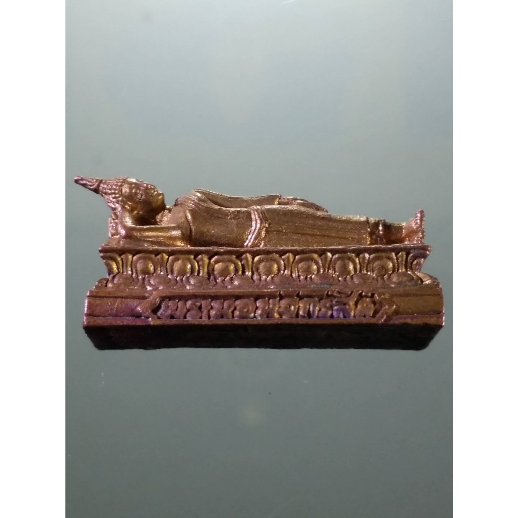 Antig Sun 2347 รูปหล่อหลวงพ่อพระนอนจักรสีห์ วัดพระนอนจักรสีห์ จังหวัดสิงห์บุรี เป็นเนื้อทองผสม ...