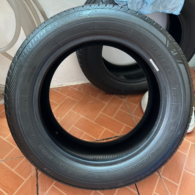 Bridgestone EP300 185/60R15 84V ยางถอดปี 2020 ยางอะไหล่ ยางเปอร์เซ็นต์ ดอกเหลือเยอะ สภาพตามการ ...