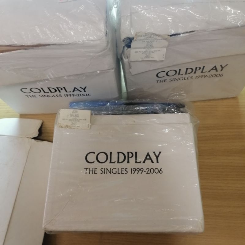 LPแผ่นเสียง 7 นิ้ว Coldplay - The Singles 1999-2006 '13 ชุด' "14 LP" Eu ...