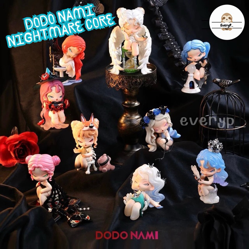 (Live/วีดิโอลด100฿) กล่องสุ่ม 🪽 DODO NAMI Nightmare Core Series Blind ...