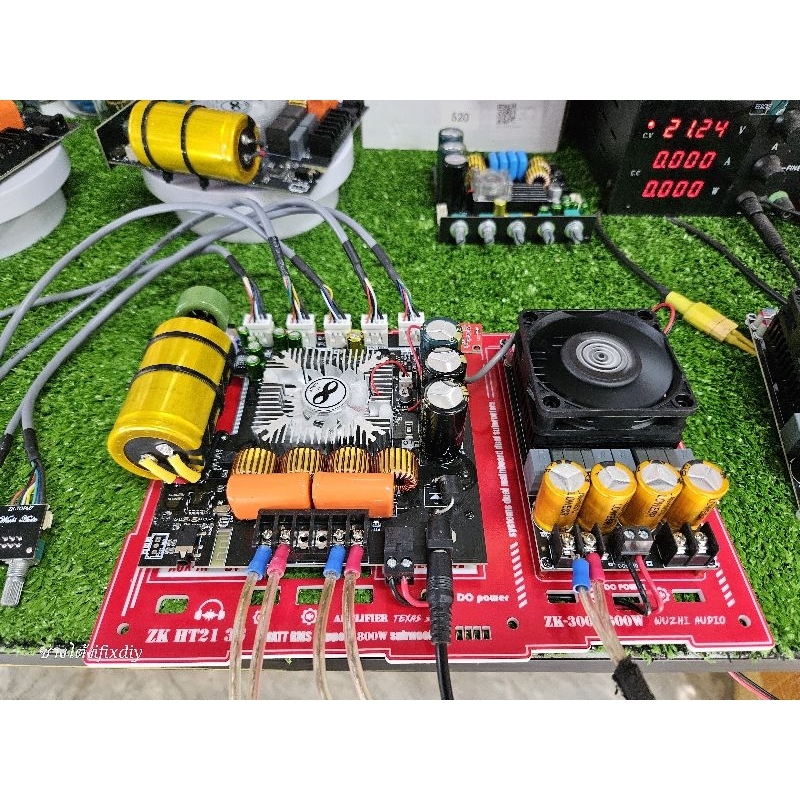 ชุดแอมป์ HT21 3g +ZK-3002 HT21 3g bridge power to 2.0 + ZK-3002 1140 ...