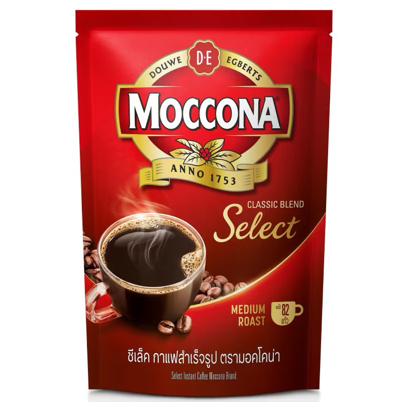 MOCCONA Select มอคโคน่า ซีเล็ค กาแฟสำเร็จรูป น้ำหนักสุทธิ 165 กรัม ...