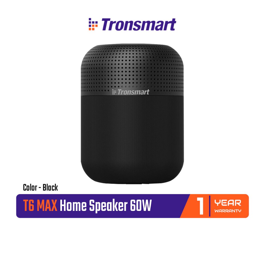 Tronsmart Element T6 Max SoundPluse 60W ลำโพงบลูทูธ เสียง 360 องศา แบต ...