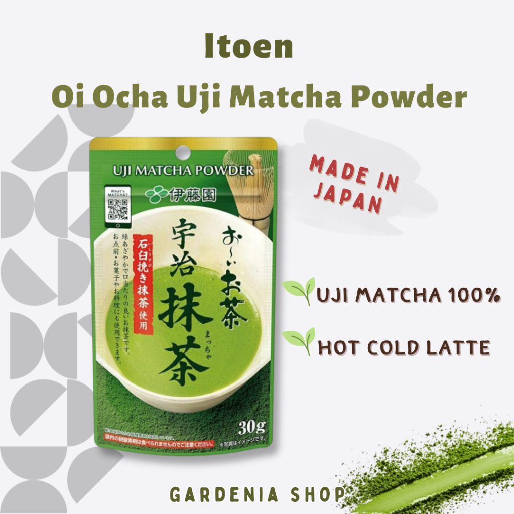 พร้อมส่ง🍀Itoen Oi Ocha Uji Matcha Powder 30 g มัทฉะจากญี่ปุ่น | Shopee Thailand