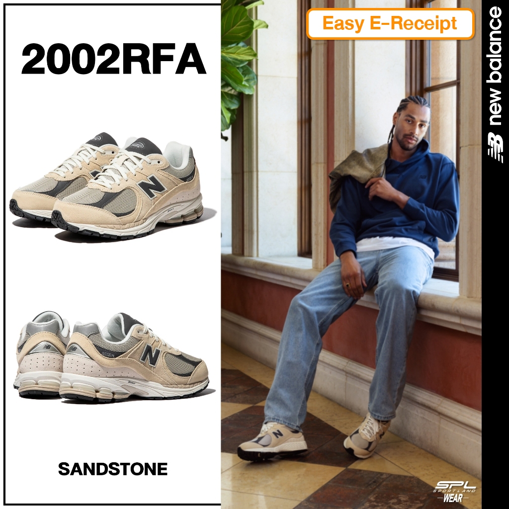 New Balance รองเท้าผ้าใบ รองเท้าลำลอง NB ND M 2002 Sandstone Magnet ...