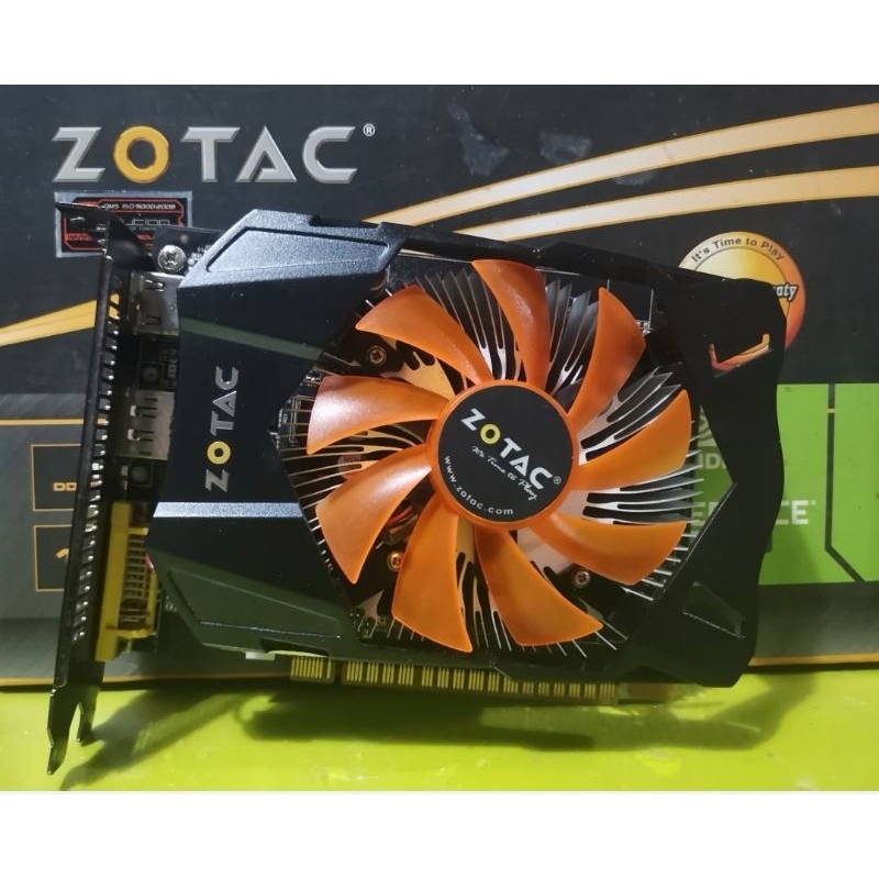 การ์ดจอ ZOTAC รุ่น NVIDIA GTX 750 TI 2GB DDR5 ไม่ต่อไฟเลี้ยง (no box) มือสอง ไม่มีกล่อง | Shopee ...