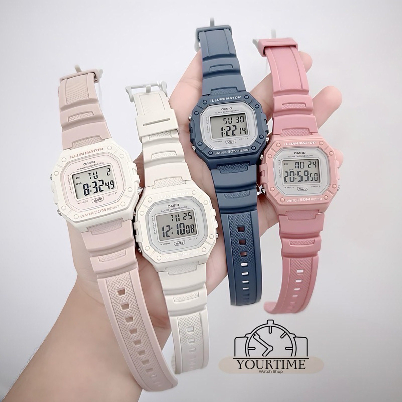 Casio Casio W-218HC นาฬิกาข้อมือผู้หญิง ประกันศูนย์ CMG 1 ปี | Shopee ...