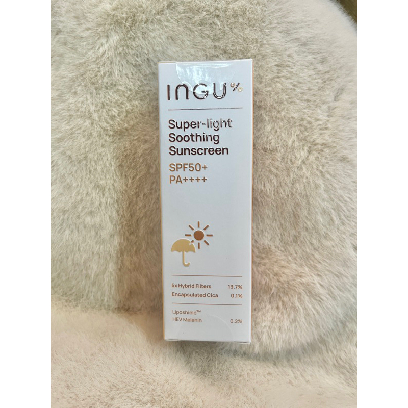 INGU Super-Light Soothing Sunscreen SPF 50+ PA++++ อิงกุ กันแดดเนื้อบาง ...