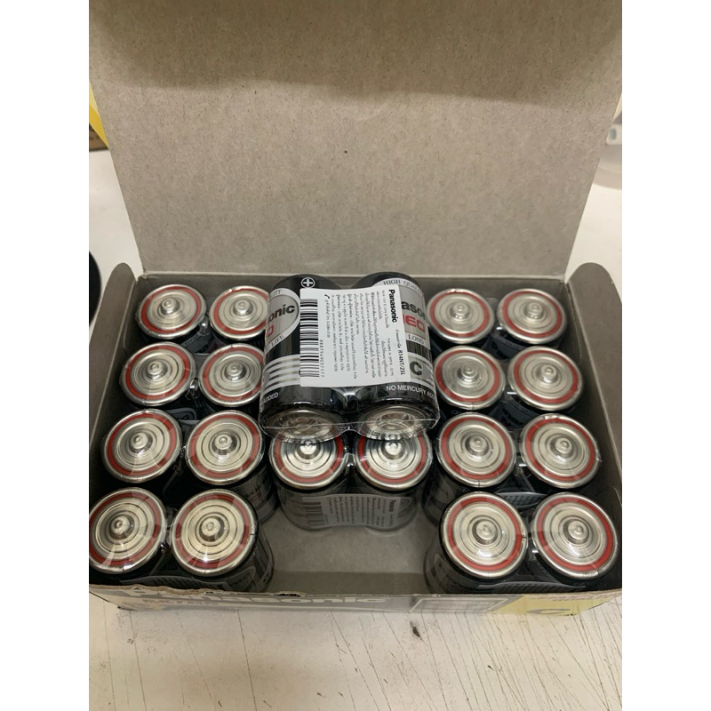Panasonic ถ่านไฟฉาย แมงกานีส Size C สีดำ Panasonic Neo Battery R14NT ...