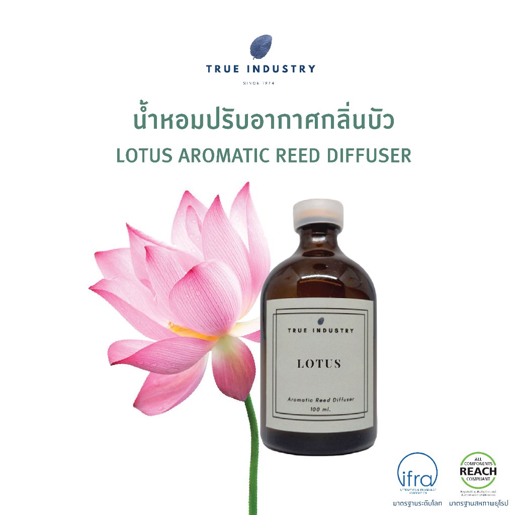 น้ำหอมปรับอากาศ กลิ่น บัว (Lotus Aromatic Reed Diffuser) | Shopee Thailand