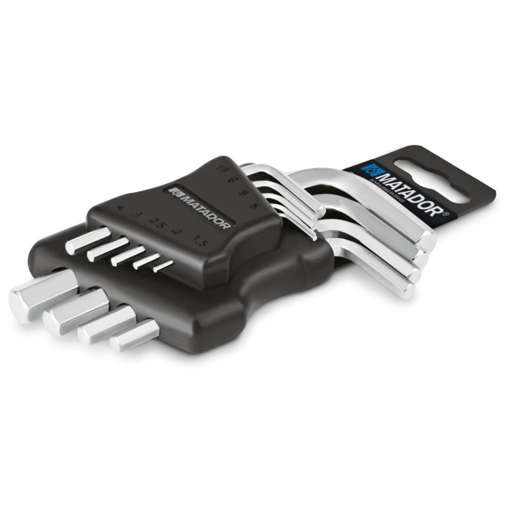 ชุดกุญแจ L6P ขาวสั้น MATADOR ขนาด 1.5-10 mm. ( 9pcs.set) รุ่น 4409091 ...